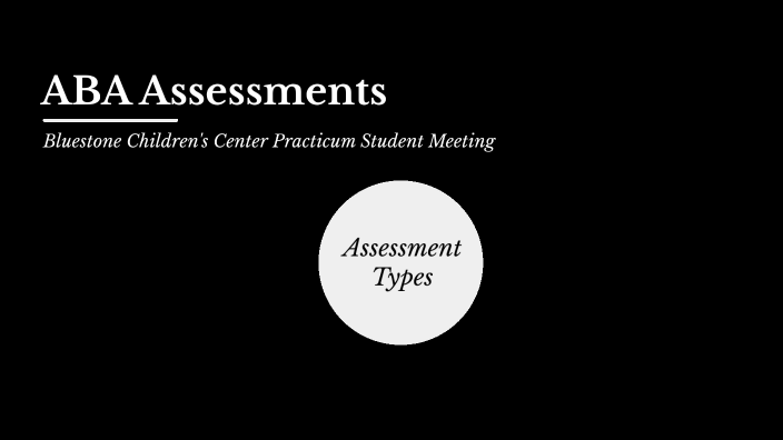 ABA Assessments by Chelsea Wood on Prezi