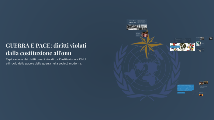 GUERRA E PACE: diritti violati dalla costituzione all'onu by Patti ...