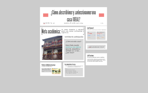 ¿Cómo describimos y seleccionamos una casa IDEAL? by Allyson Griffith