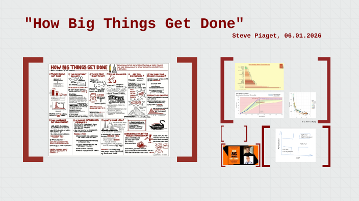 How Big Things Get Done, by Steve Piaget on Prezi