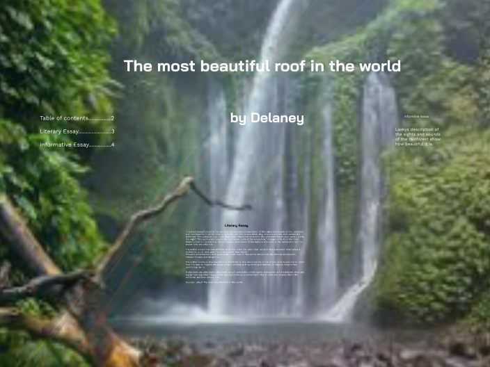 The most beautiful roof inthe by Delaney Wyman on Prezi