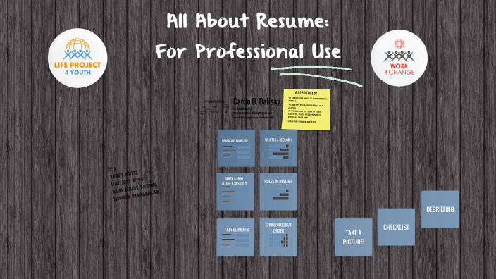 All About Resume : For Professional Use by TERRY ORTIZ on Prezi