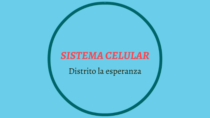 SISTEMA CELULAR by on Prezi