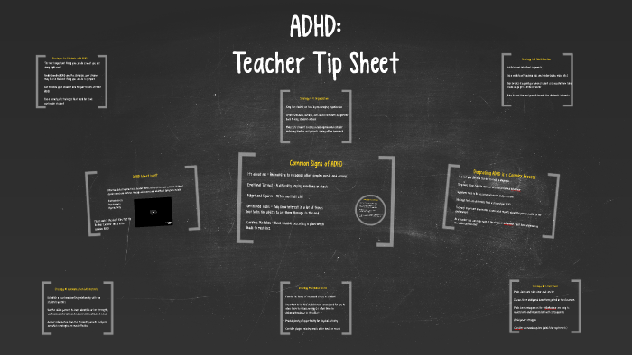 ADHD Teacher Tip Sheet by Mr. Moses on Prezi