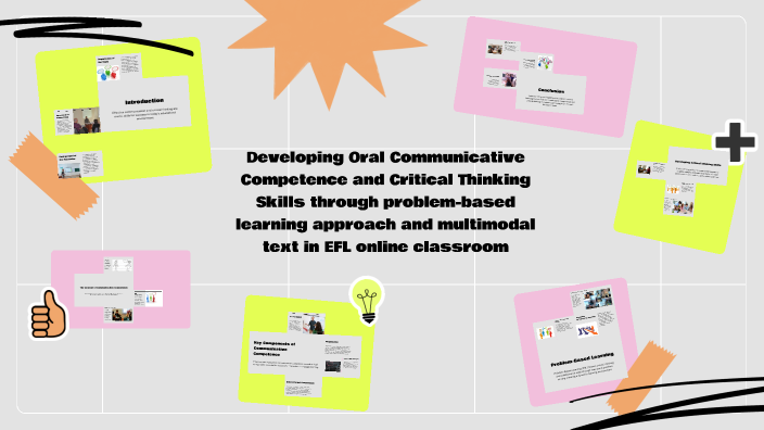 Developing Oral Communicative Competence and Critical Thinking Skills ...