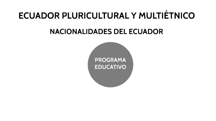 ECUADOR PLURICULTURAL Y MULTIÉTNICO by Kevin Alejandro Plúas Alvarado ...