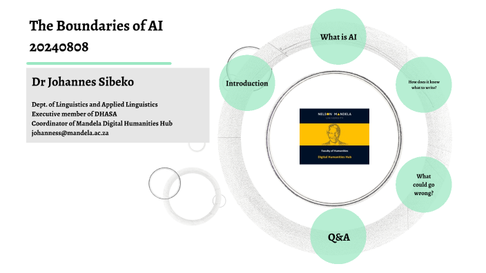 The Boundaries of AI by Johannes Sibeko on Prezi