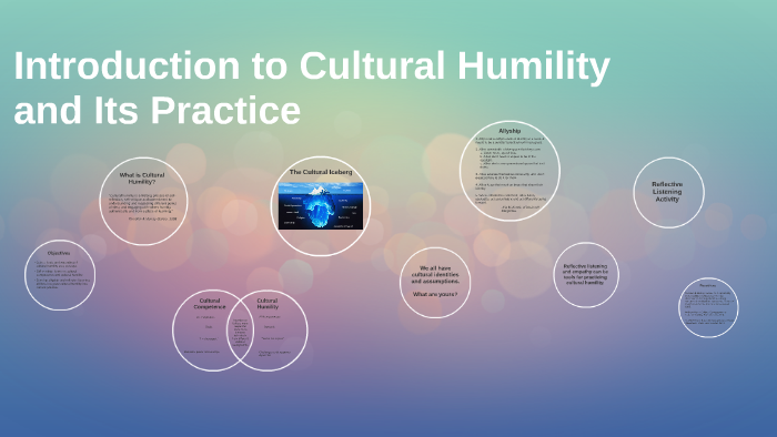 Introduction to Cultural Humility and Its Practice by Lacey Kennedy on ...