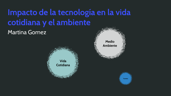 impacto de la tecnología en la vida cotidiana y el ambiente by Martina ...