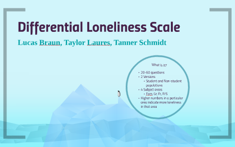 Differential Loneliness Scale by Lucas Braun on Prezi