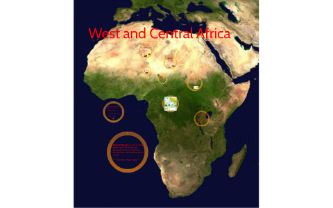 West and Central Africa's Major Physical Features by Derik Gustafson on ...