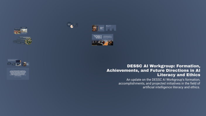 DESSC AI Workgroup: Formation, Achievements, and Future Directions in ...