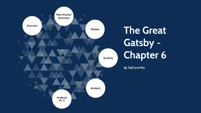 Great Gatsby Chapter 6 Analysis by Mia Lisita-Cocheci on Prezi