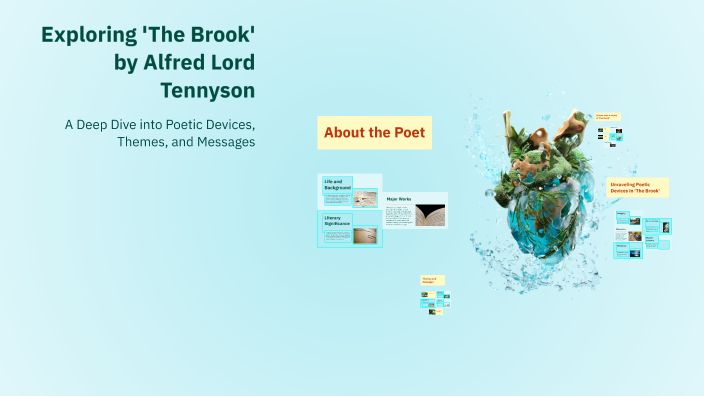 Exploring 'The Brook' by Alfred Lord Tennyson by Purvi Sahni on Prezi