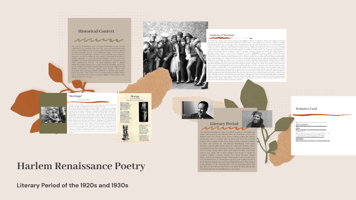 Harlem Renaissance Poetry by Brooks Anderson on Prezi