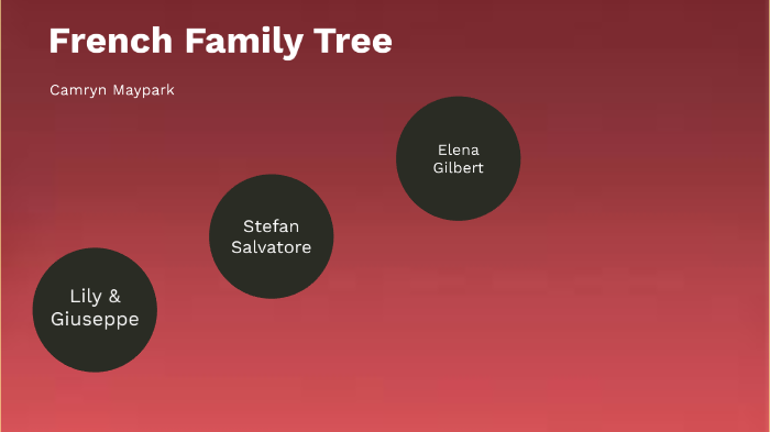 French Family Tree by CAMRYN MAYPARK on Prezi
