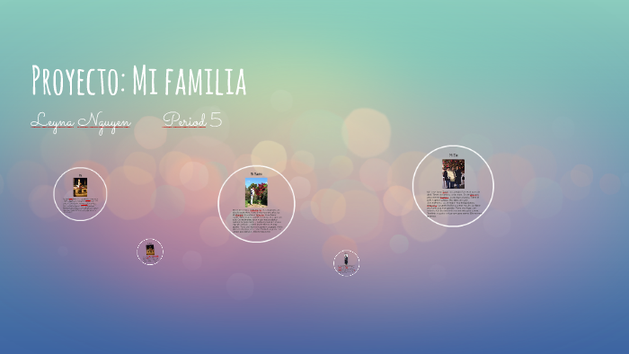 Proyecto: Mi familia by on Prezi