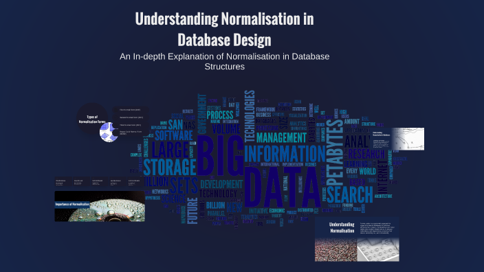Understanding Normalisation in Database Design by Ms. Vishnu on Prezi