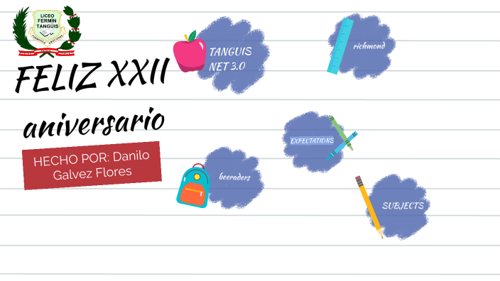 FELIZ ANIVERSARIO XXII ANIVERSARIO by danilo Gálvez Flores on Prezi