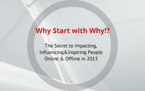 Why Start With Why Presentation - RDS by on Prezi