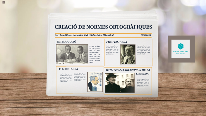 creació de normes ortogràfiques. by Ángela Roig Burgos on Prezi