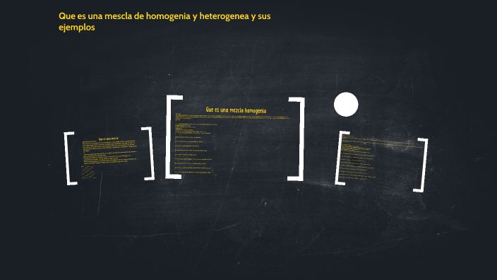 Que es una mescla de homogenia y heterogenea y sus ejemplos by TERCERO ...