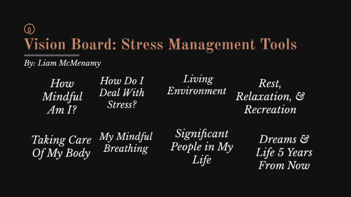 Vision Board: Stress Management Tools by Liam McMenamy on Prezi