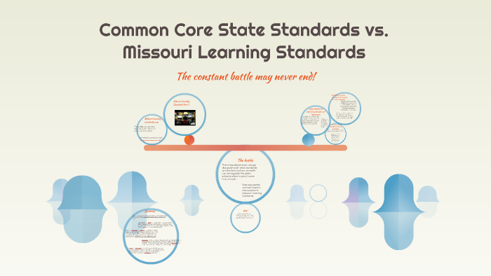 Common Core State Standards vs. Missouri Learning Standards by Bailey ...