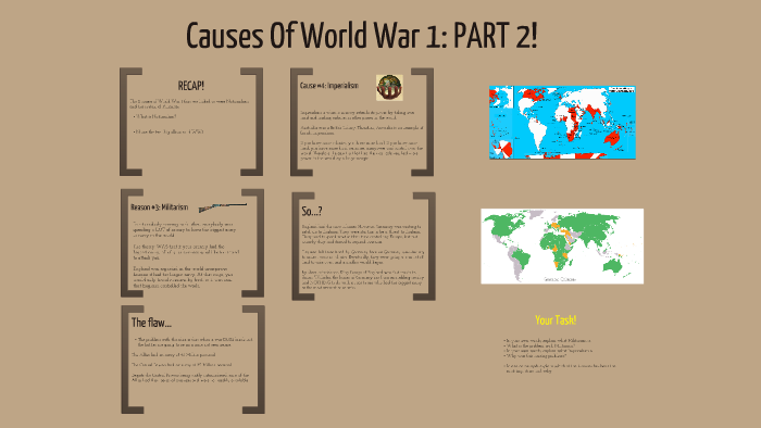 World War 1 Causes Part 2 by Ian Wiggs on Prezi