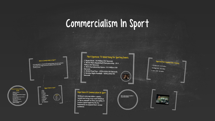 Commercialism In Sport by Emma Lawson on Prezi