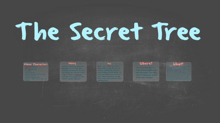 The Secret Tree by Jamie lewis on Prezi
