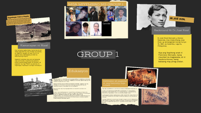 Dr.Jose Rizal-Group 1 by Adrian James Bristol on Prezi
