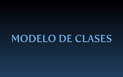 Modelo de clases y objetos by Diana Moron on Prezi