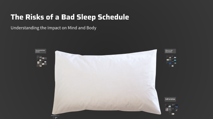 The Risks of a Bad Sleep Schedule by Eduardo Castro on Prezi