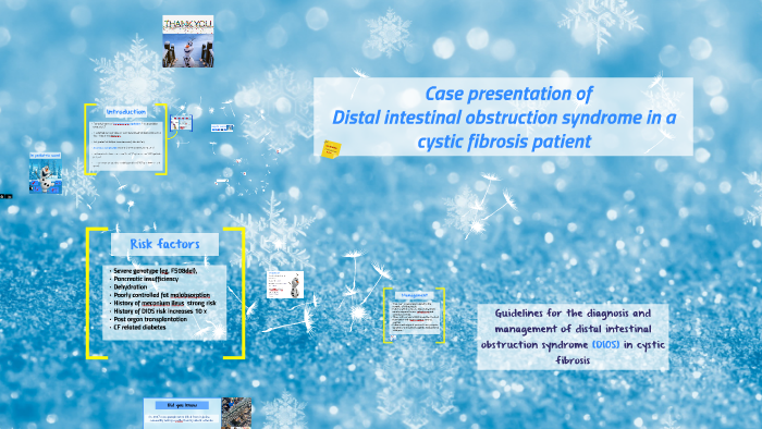 Distal intestinal obstruction syndrome in a cystic fibrosi by Ala ...