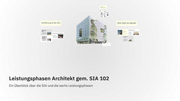 Leistungsphasen Architekt gem. SIA 102 by Robin Appert on Prezi