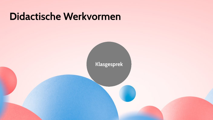 Didactische Werkvormen by Dennis Michiels on Prezi