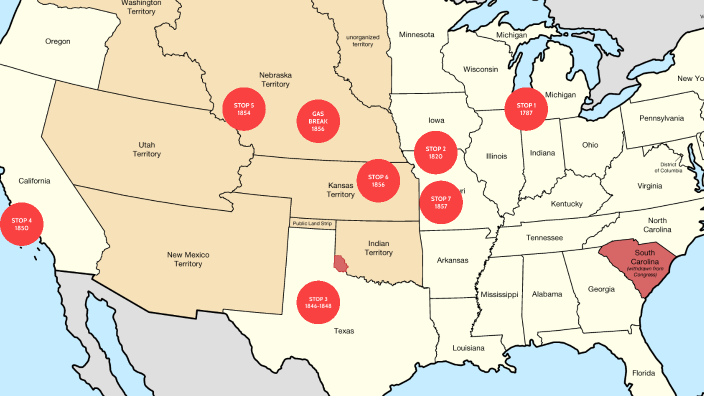 Civil War Road Map by Gabrielle Wilson on Prezi