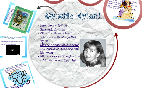 Cynthia Rylant: Author Study by Pam Fraley on Prezi