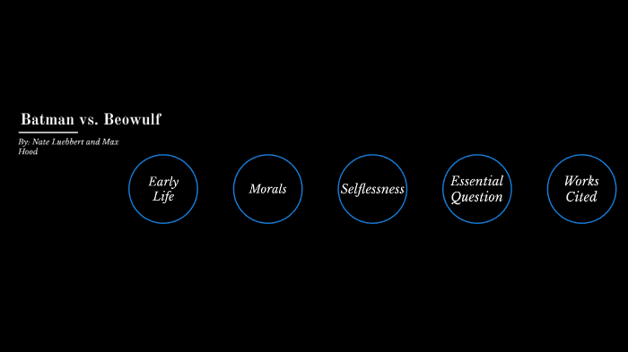Batman vs. Beowulf by Nathan Luebbert on Prezi