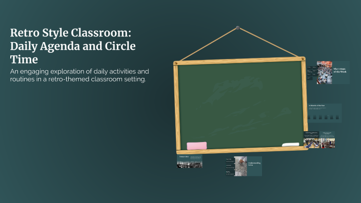 Retro Style Classroom: Daily Agenda and Circle Time by Candice Cole on ...