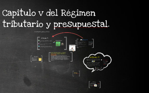 Capitulo V del regimen tributario y presupuestal by paolo morales on Prezi