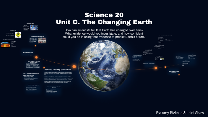 Science 20 Unit C. The Changing Earth by Amy Rizkalla on Prezi