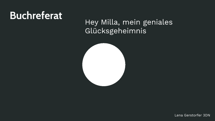 Buch referat by Lena Gerstorfer on Prezi