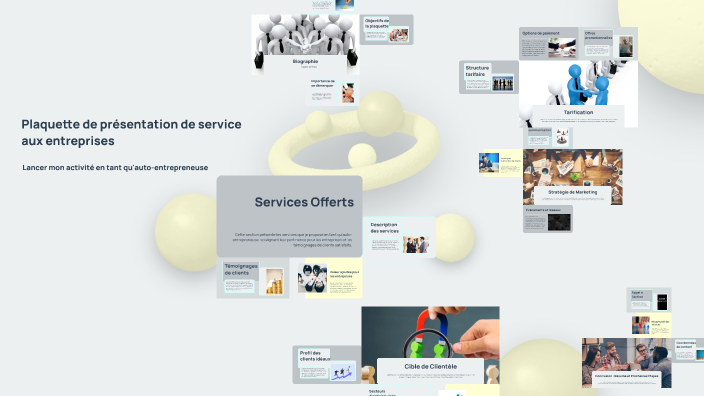 Plaquette de présentation de service aux entreprises by Radia rabia on Prezi