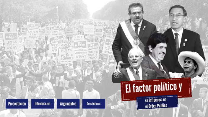 El factor político y su influencia en el Orden Público by rosh giron ...