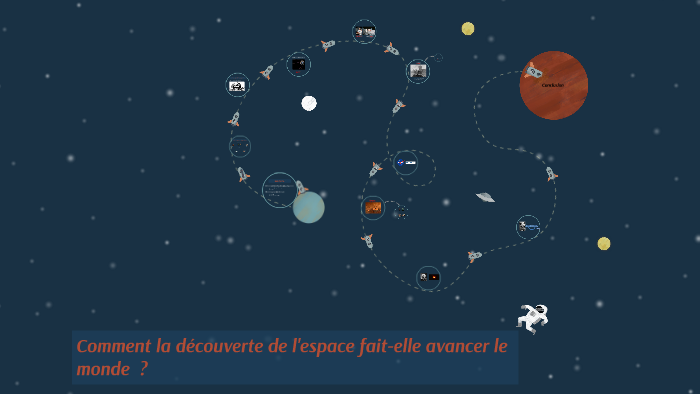 La découverte de l'espace fait-elle avancer le monde by Enzo Gautier
