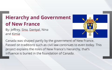 Hierarchy and Government of New France by Jeffrey Chen on Prezi