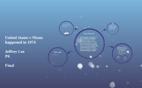 Nixon vs. United States by Jeffrey Lee on Prezi