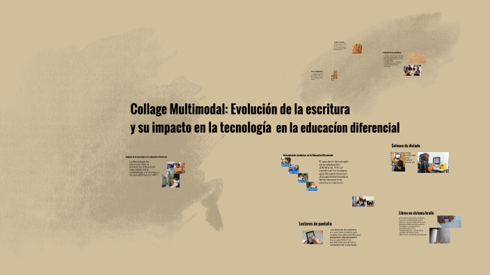 Collage Multimodal: Evolución de la escritura y su impacto en la ...